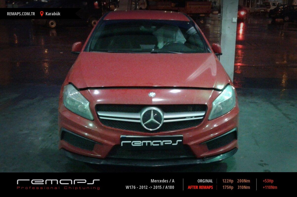 Mercedes A W176 - 2012 -> 2015 A180 Chip Tuning, Performans, Yakıt ...