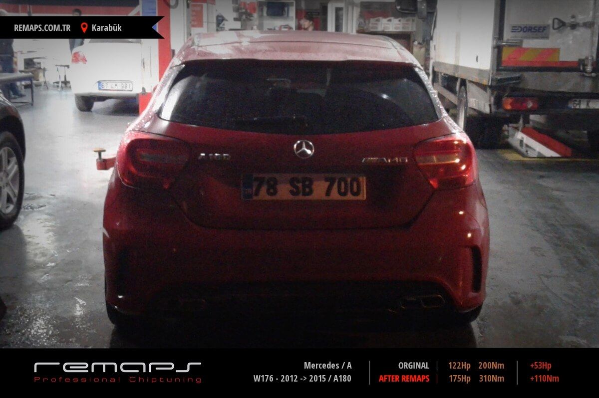 Mercedes A W176 - 2012 -> 2015 A180 Chip Tuning, Performans, Yakıt ...