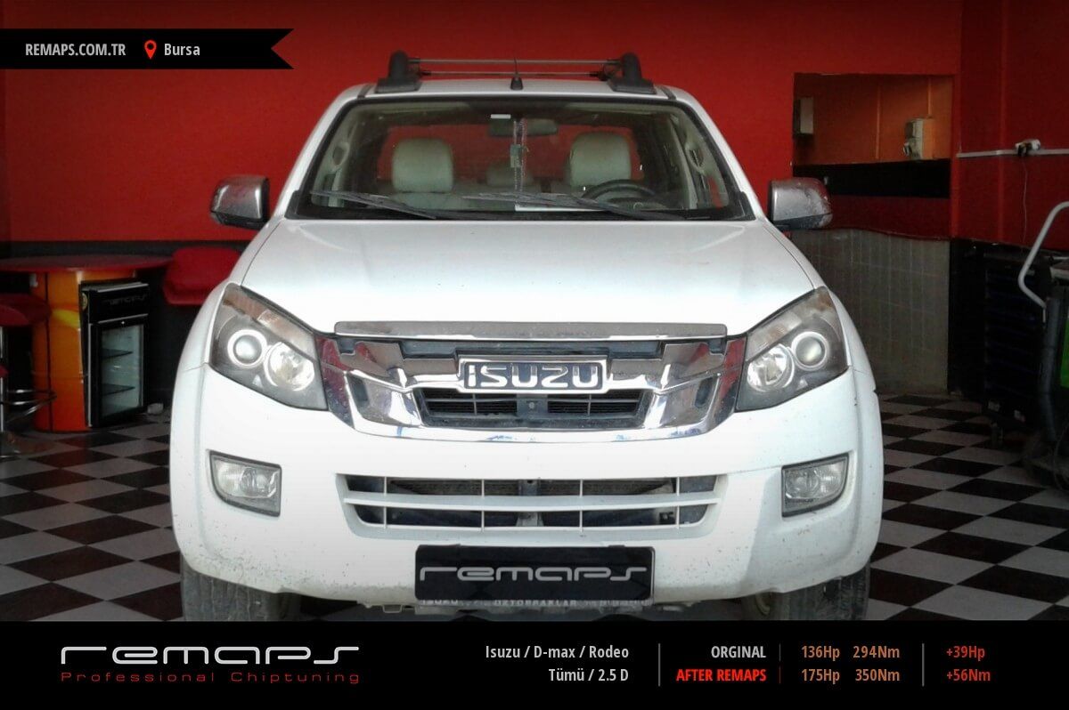 Isuzu D-max / Rodeo Tümü 2.5 D Chip Tuning, Performans, Yakıt Tasarrufu ...