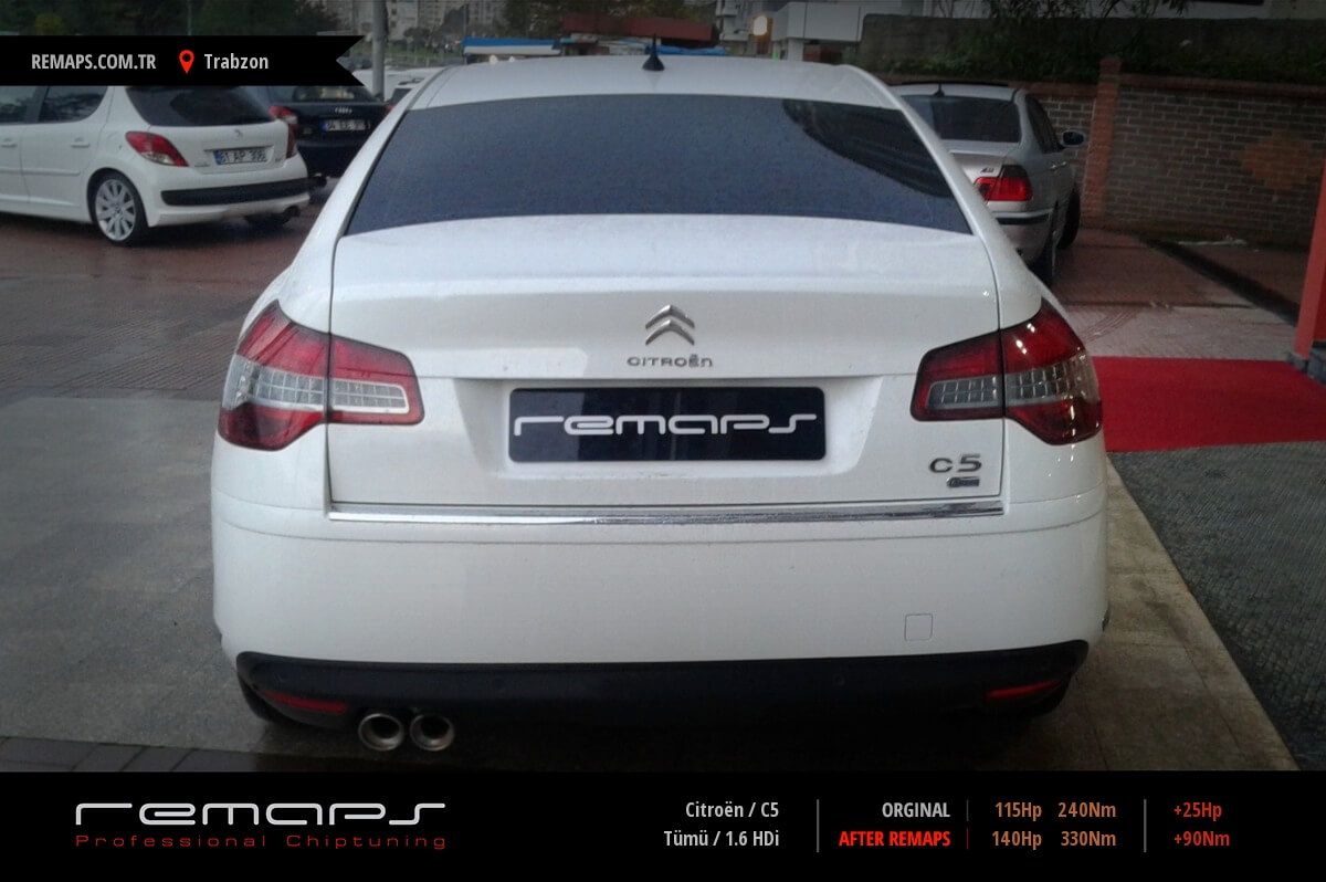 Citroën C5 Tümü 1.6 HDi Chip Tuning, Performans, Yakıt Tasarrufu ...
