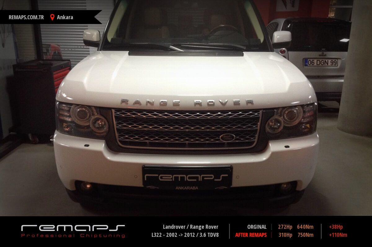 Landrover Range Rover L322 - 2002 -> 2012 3.6 TDV8 Chip Tuning ...