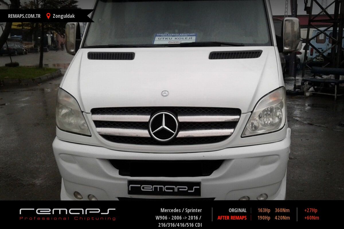 Mercedes Sprinter W906 - 2006 -> 2016 216/316/416/516 CDI Chip Tuning ...