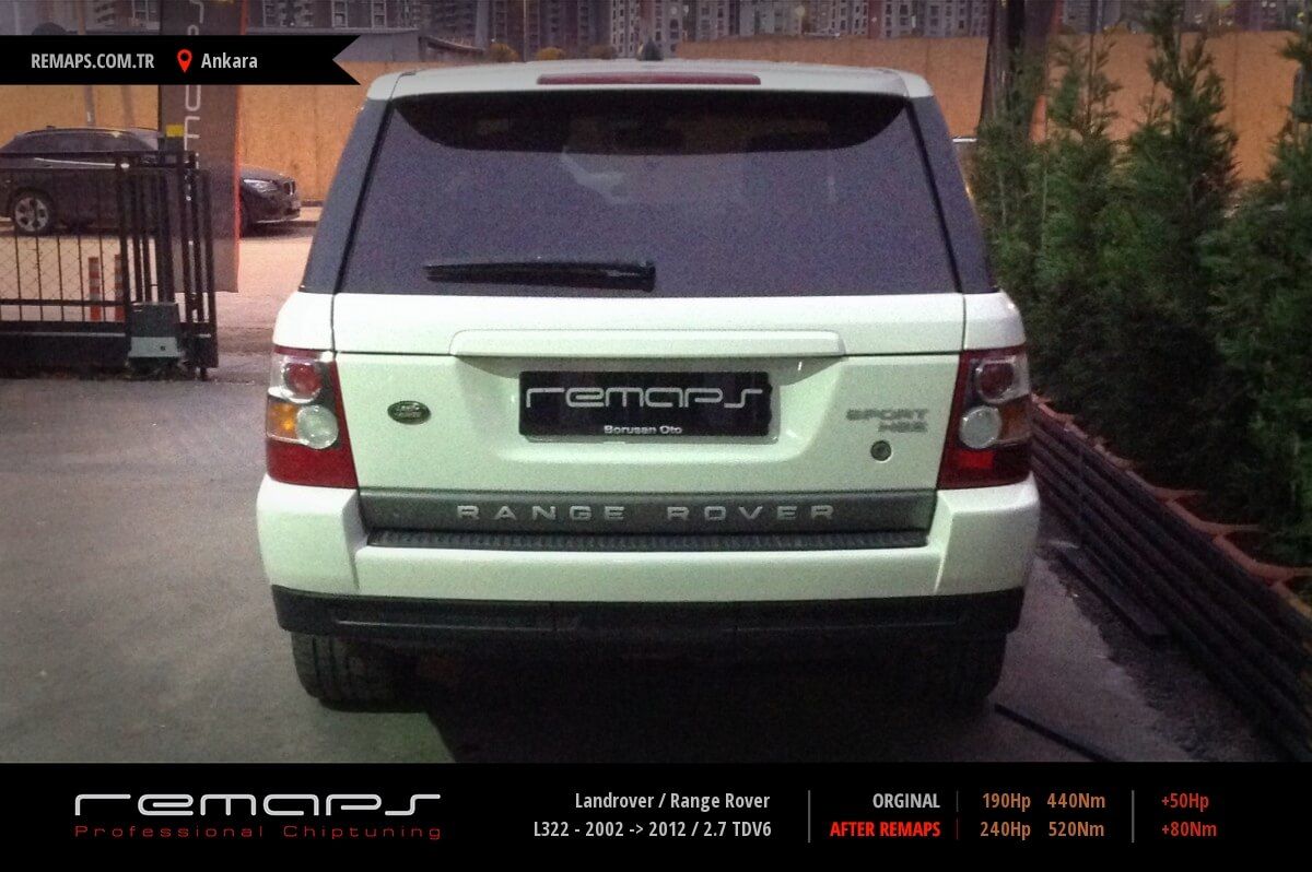 Landrover Range Rover L322 - 2002 -> 2012 2.7 TDV6 Chip Tuning ...