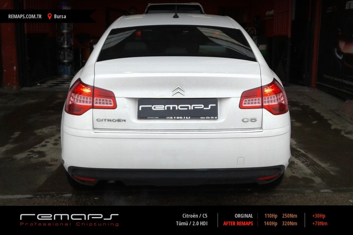 Citroën C5 Tümü 2.0 HDI Chip Tuning, Performans, Yakıt Tasarrufu ...