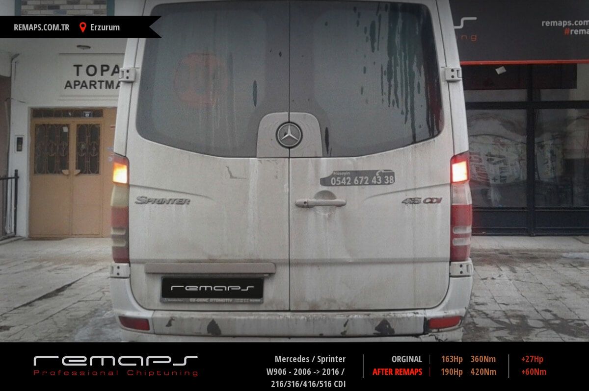 Mercedes Sprinter W906 - 2006 -> 2016 216/316/416/516 CDI Chip Tuning ...