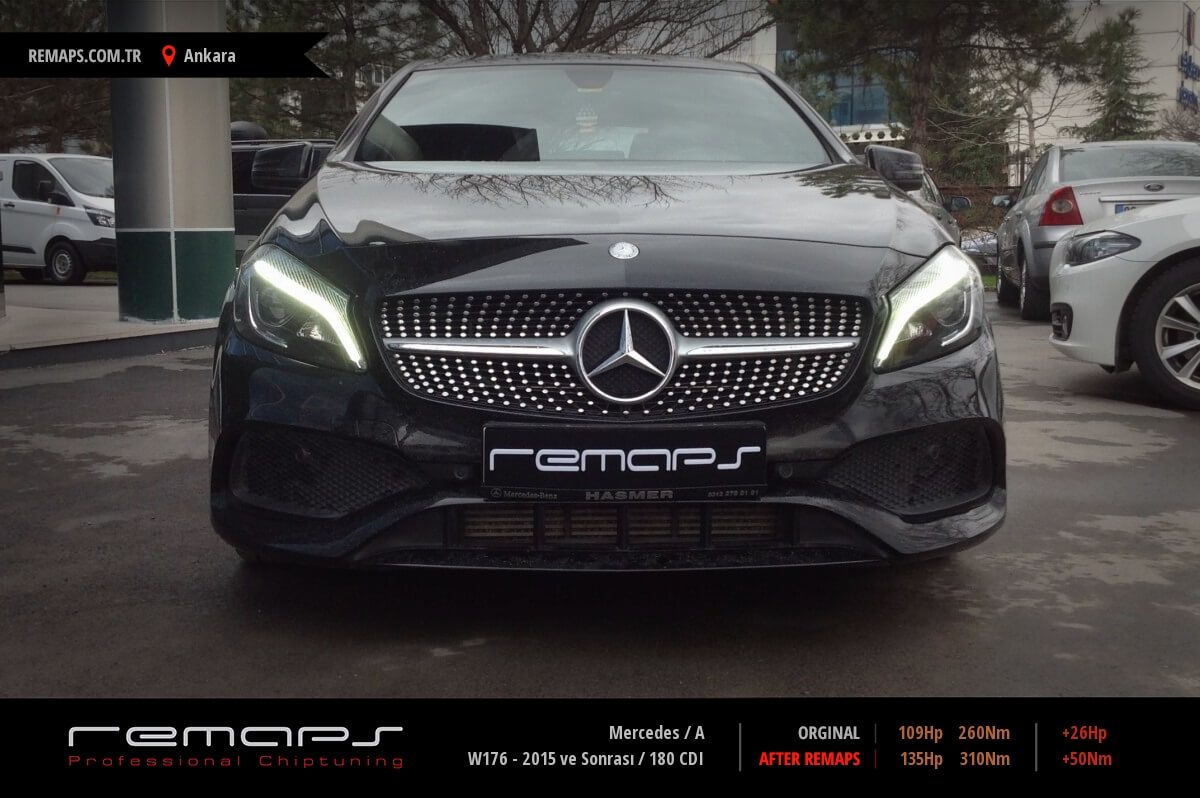 Mercedes A W176 - 2015 ve Sonrası 180 CDI Chip Tuning, Performans ...