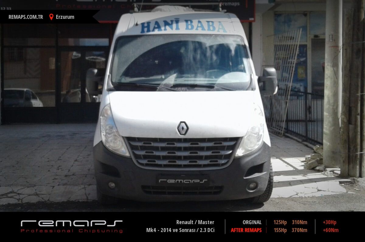 Renault Master Mk4 - 2014 ve Sonrası 2.3 DCi Chip Tuning, Performans ...