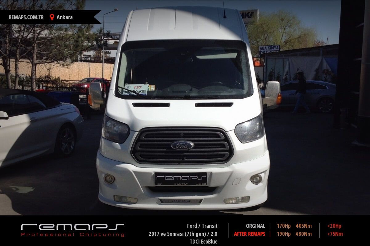 Ford Transit 2017 ve Sonrası (7th gen) 2.0 TDCi EcoBlue Chip Tuning ...