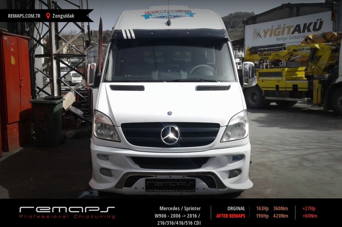Mercedes Sprinter W906 - 2006 -> 2016 216/316/416/516 CDI Chip Tuning ...