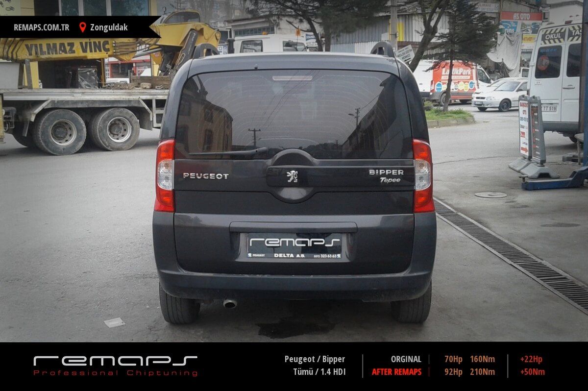 Peugeot Bipper Tümü 1.4 HDI Chip Tuning, Performans, Yakıt Tasarrufu ...