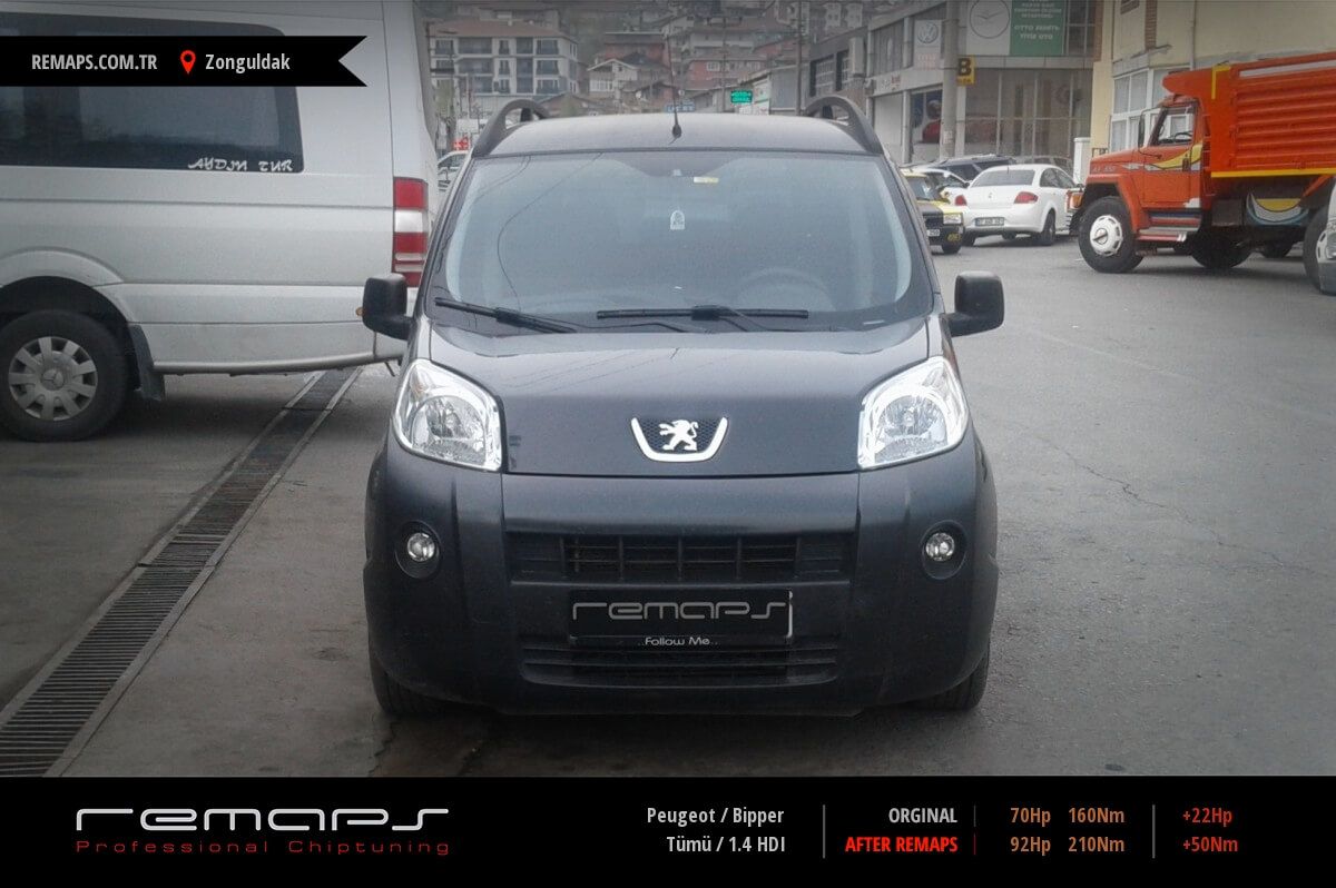 Peugeot Bipper Tümü 1.4 HDI Chip Tuning, Performans, Yakıt Tasarrufu ...