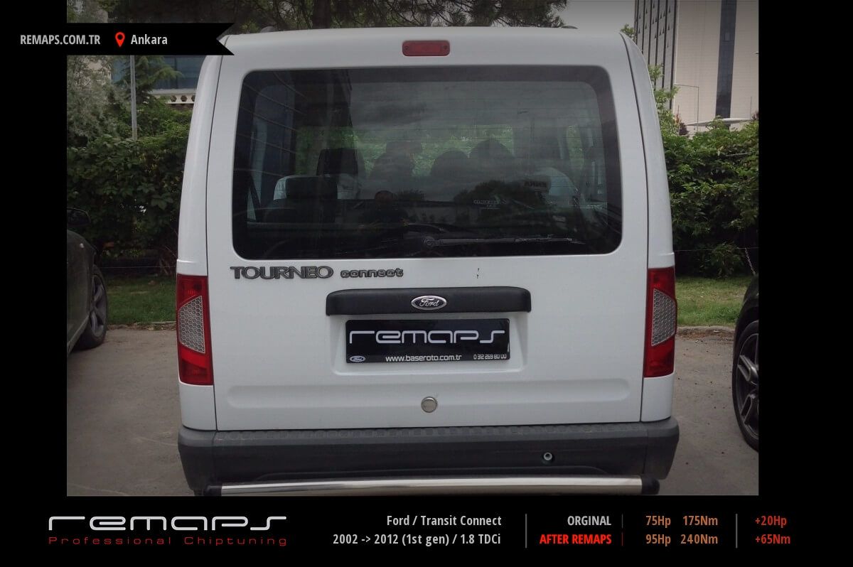 Ford Transit Connect 2002 -> 2012 (1st gen) 1.8 TDCi Chip Tuning ...