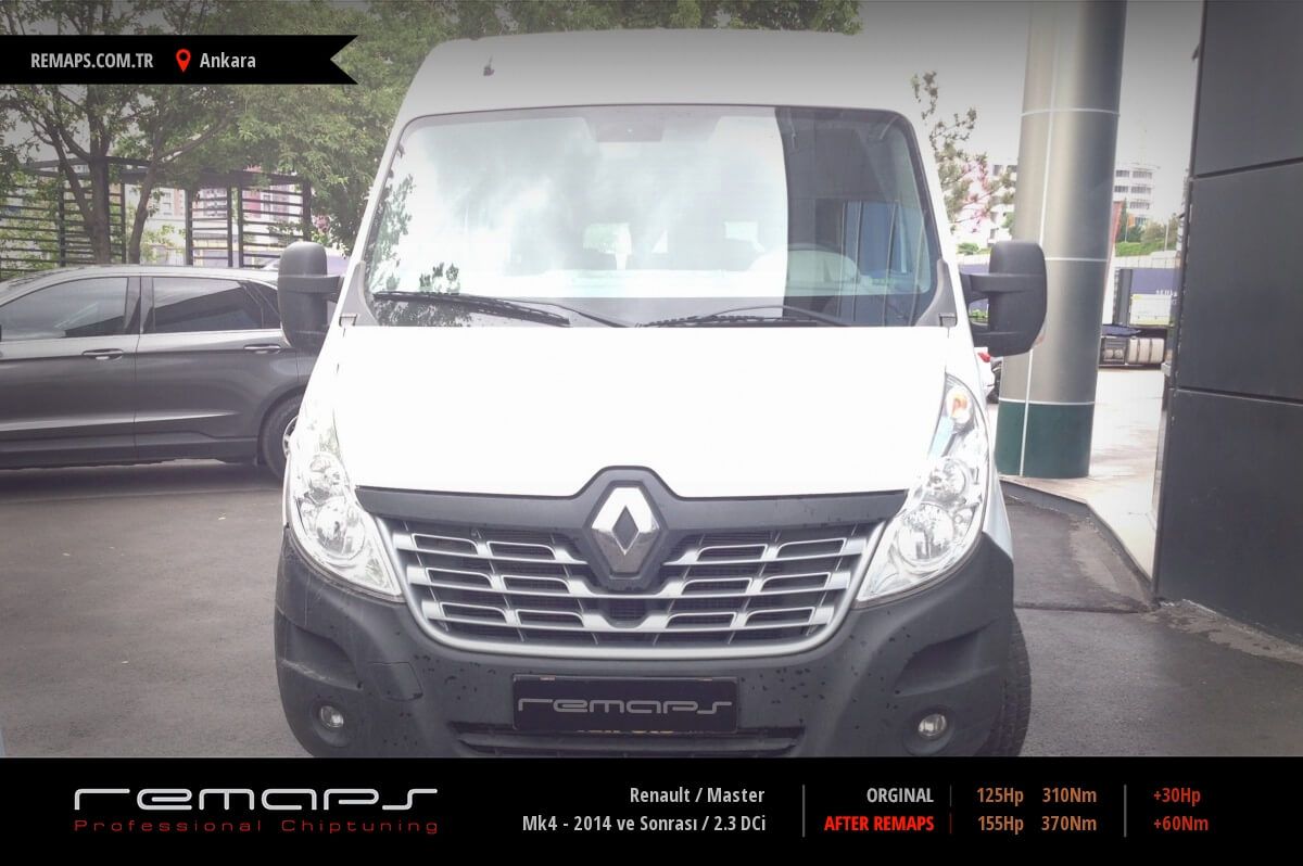 Renault Master Mk4 - 2014 ve Sonrası 2.3 DCi Chip Tuning, Performans ...