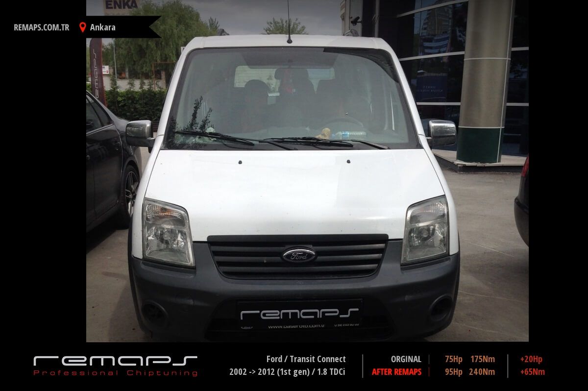 Ford Transit Connect 2002 -> 2012 (1st gen) 1.8 TDCi Chip Tuning ...