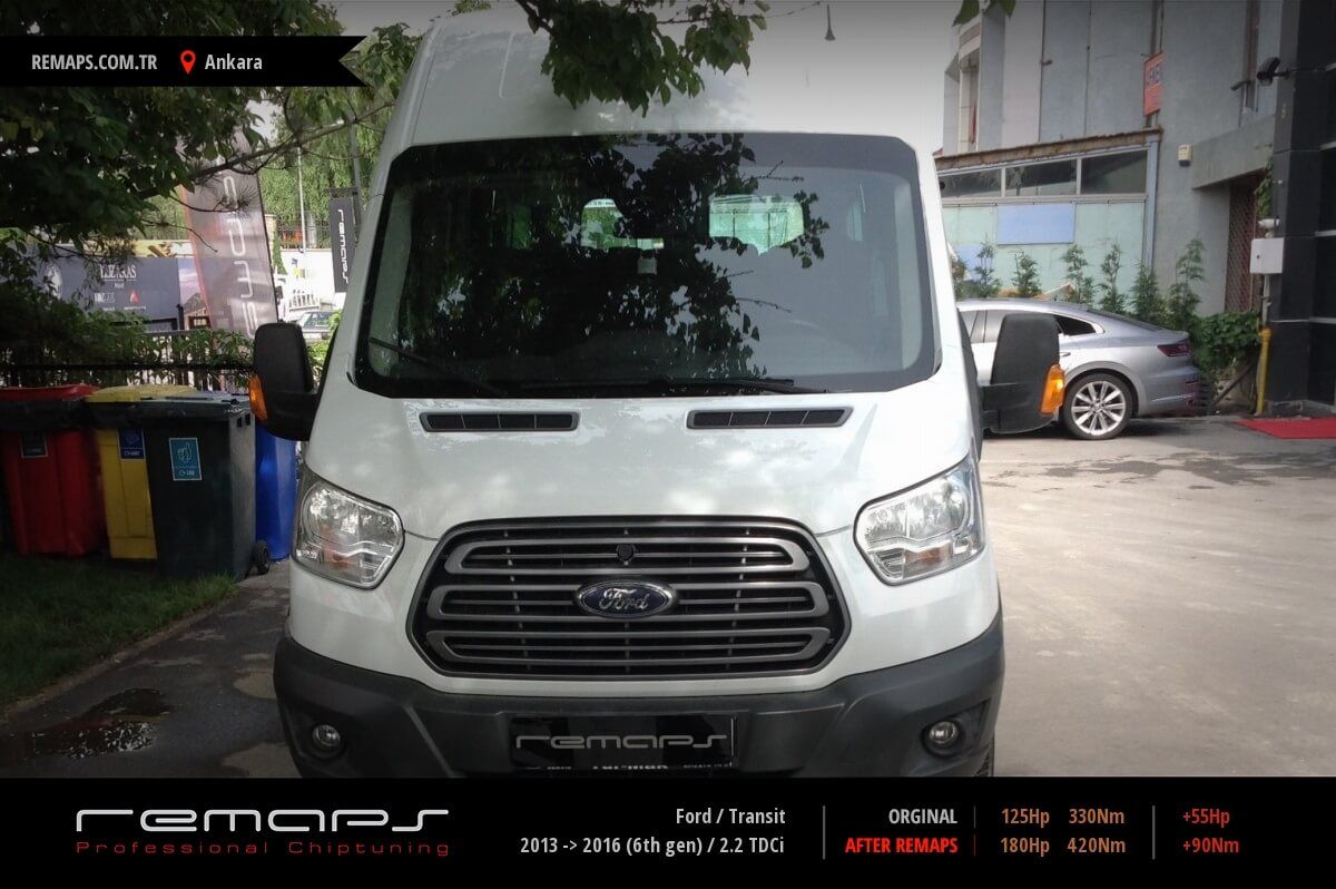 Ford Transit 2013 -> 2016 (6th gen) 2.2 TDCi Chip Tuning, Performans ...