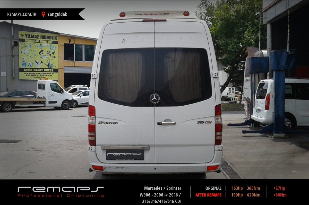 Mercedes Sprinter W906 - 2006 -> 2016 216/316/416/516 CDI Chip Tuning ...