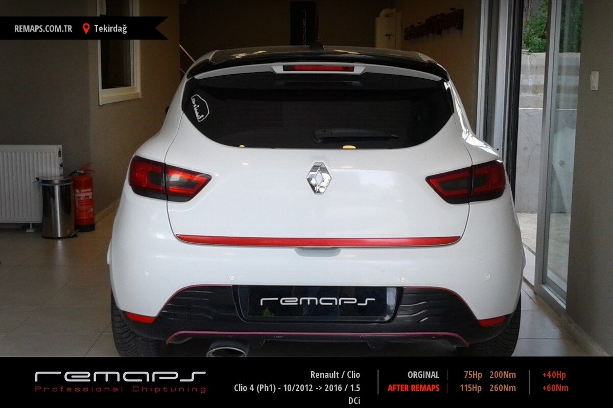 Renault Clio Clio 4 (Ph1) - 10/2012 -> 2016 1.5 DCi Chip Tuning ...