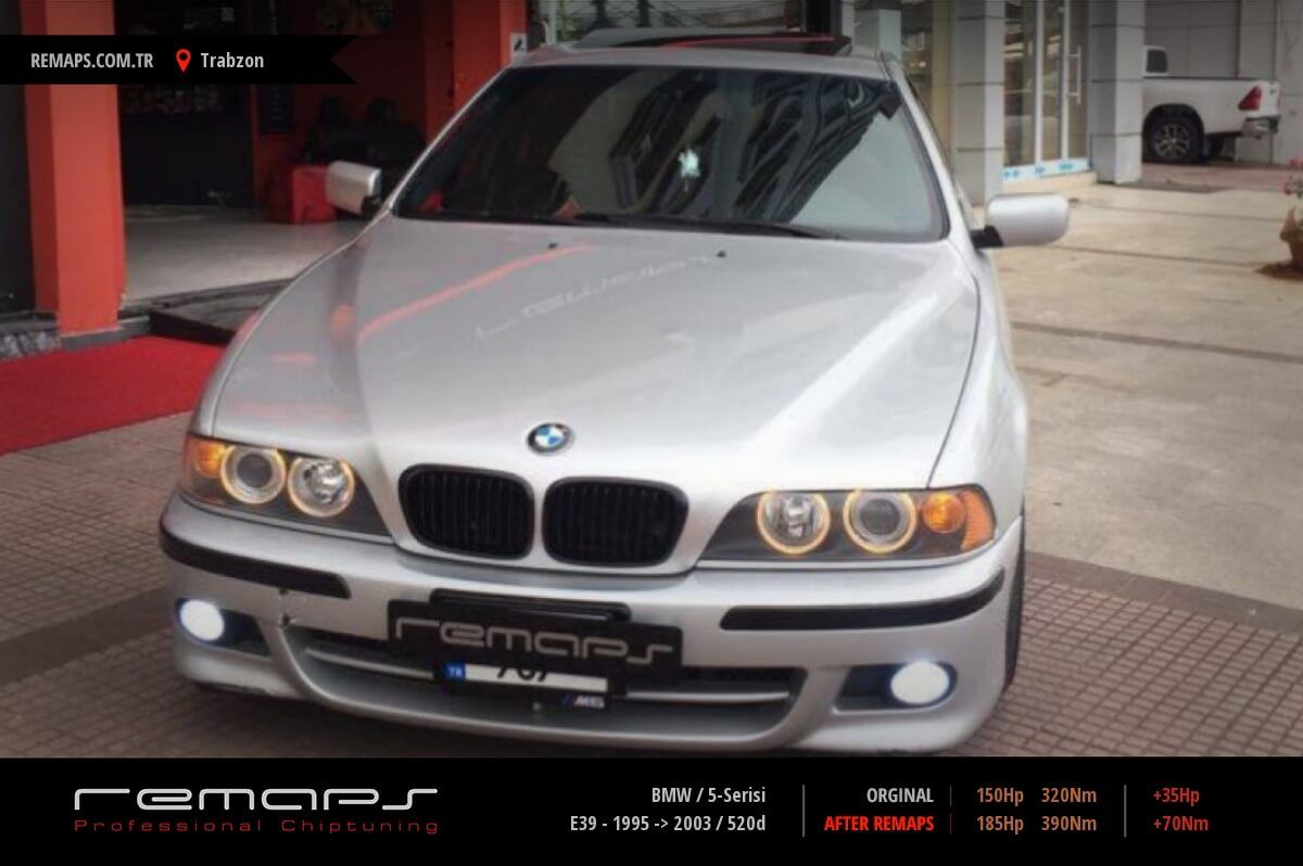 BMW 5-Serisi E39 - 1995 -> 2003 520d Chip Tuning, Performans, Yakıt ...