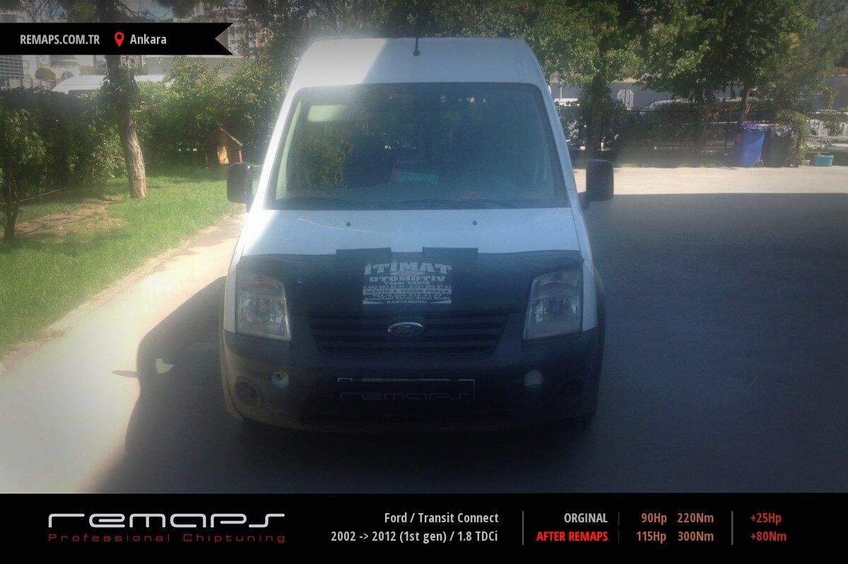 Ford Transit Connect 2002 -> 2012 (1st gen) 1.8 TDCi Chip Tuning ...