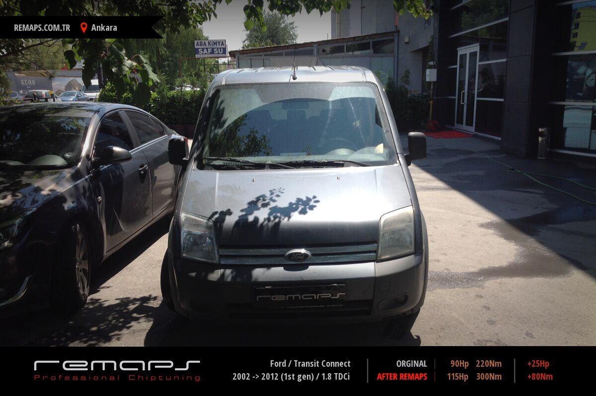 Ford Transit Connect 2002 -> 2012 (1st gen) 1.8 TDCi Chip Tuning ...