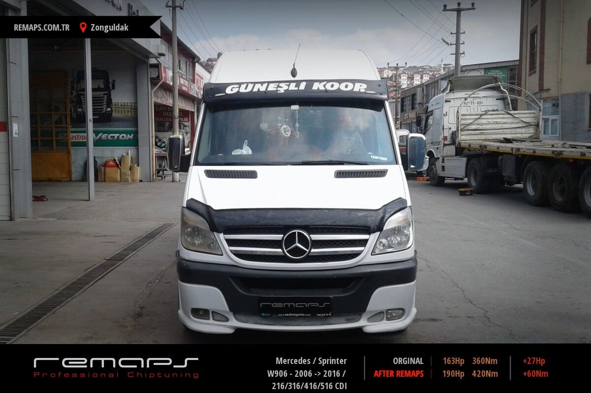 Mercedes Sprinter W906 - 2006 -> 2016 216/316/416/516 CDI Chip Tuning ...
