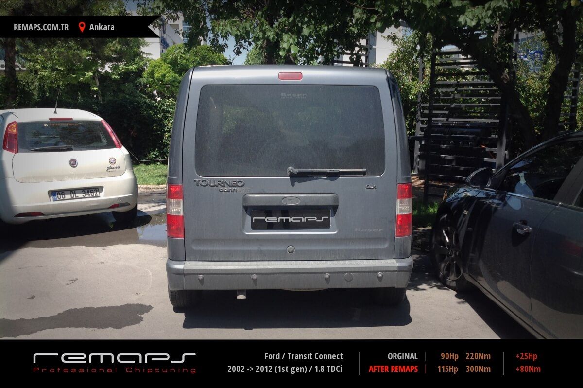 Ford Transit Connect 2002 -> 2012 (1st gen) 1.8 TDCi Chip Tuning ...