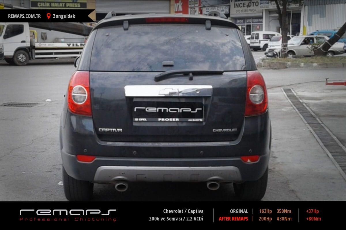 Chevrolet Captiva 2006 ve Sonrası 2.2 VCDi Chip Tuning, Performans ...