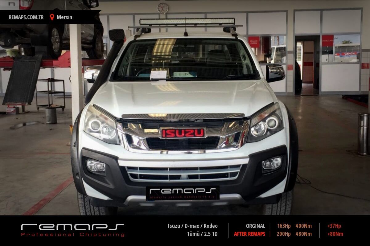 Isuzu D-max / Rodeo Tümü 2.5 TD Chip Tuning, Performans, Yakıt ...