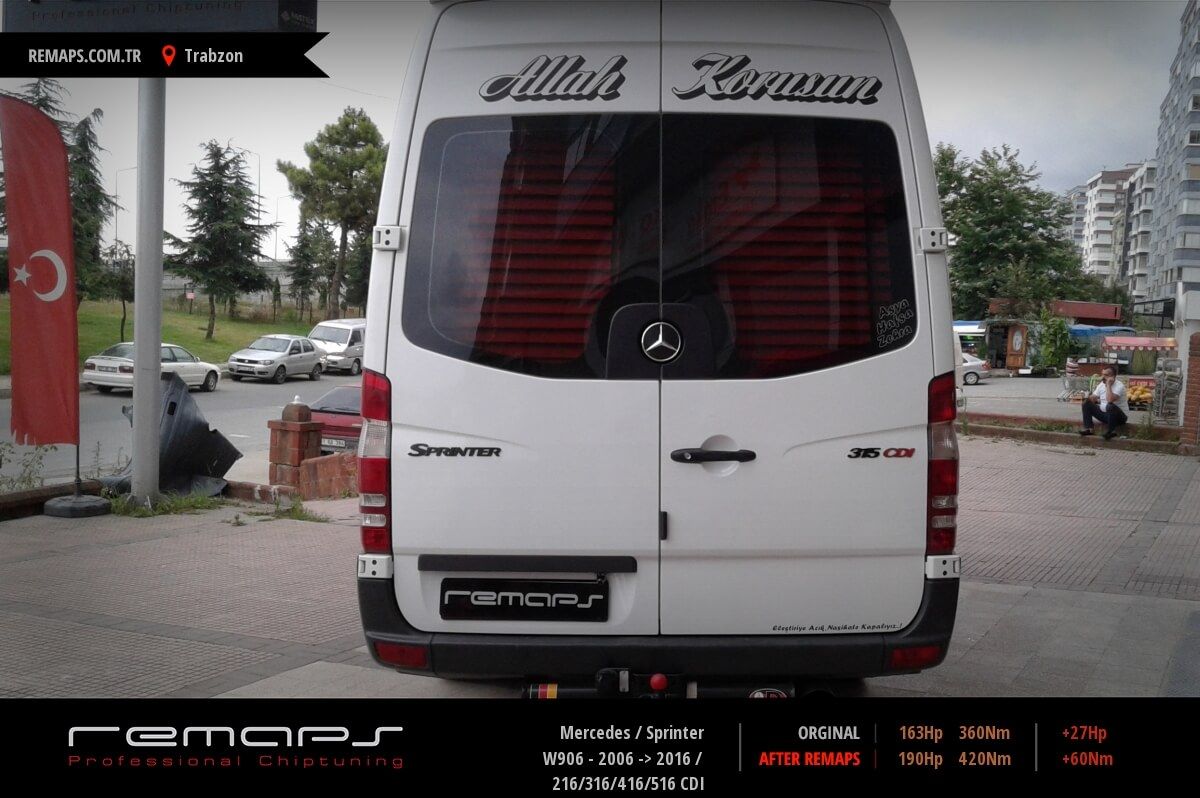 Mercedes Sprinter W906 - 2006 -> 2016 216/316/416/516 CDI Chip Tuning ...
