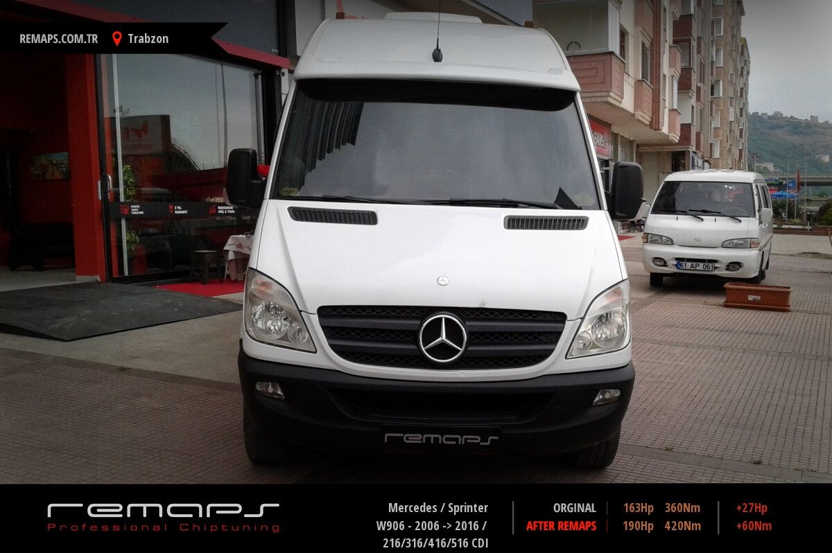 Mercedes Sprinter W906 - 2006 -> 2016 216/316/416/516 CDI Chip Tuning ...