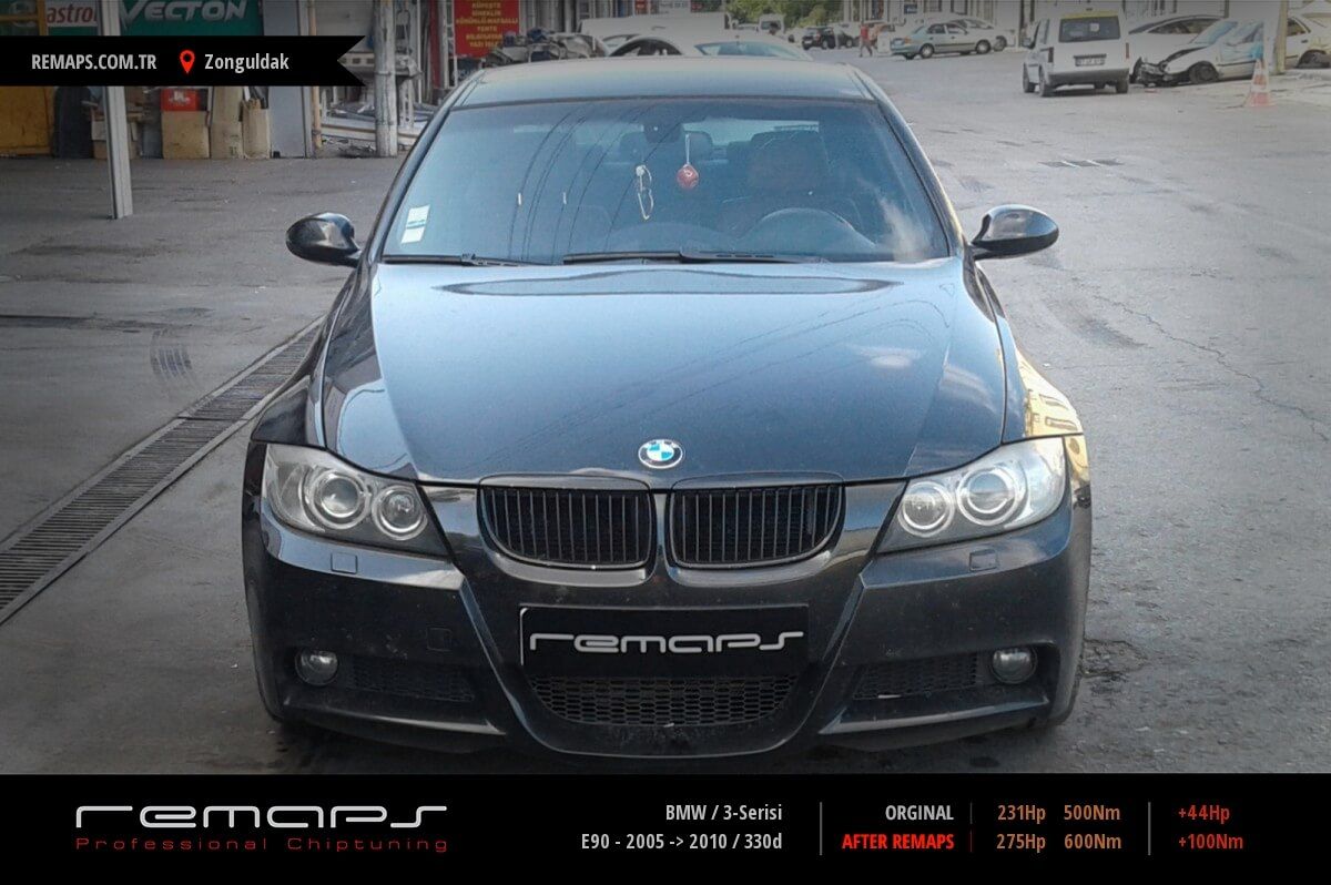 BMW 3-Serisi E90 - 2005 -> 2010 330d Chip Tuning, Performans, Yakıt ...