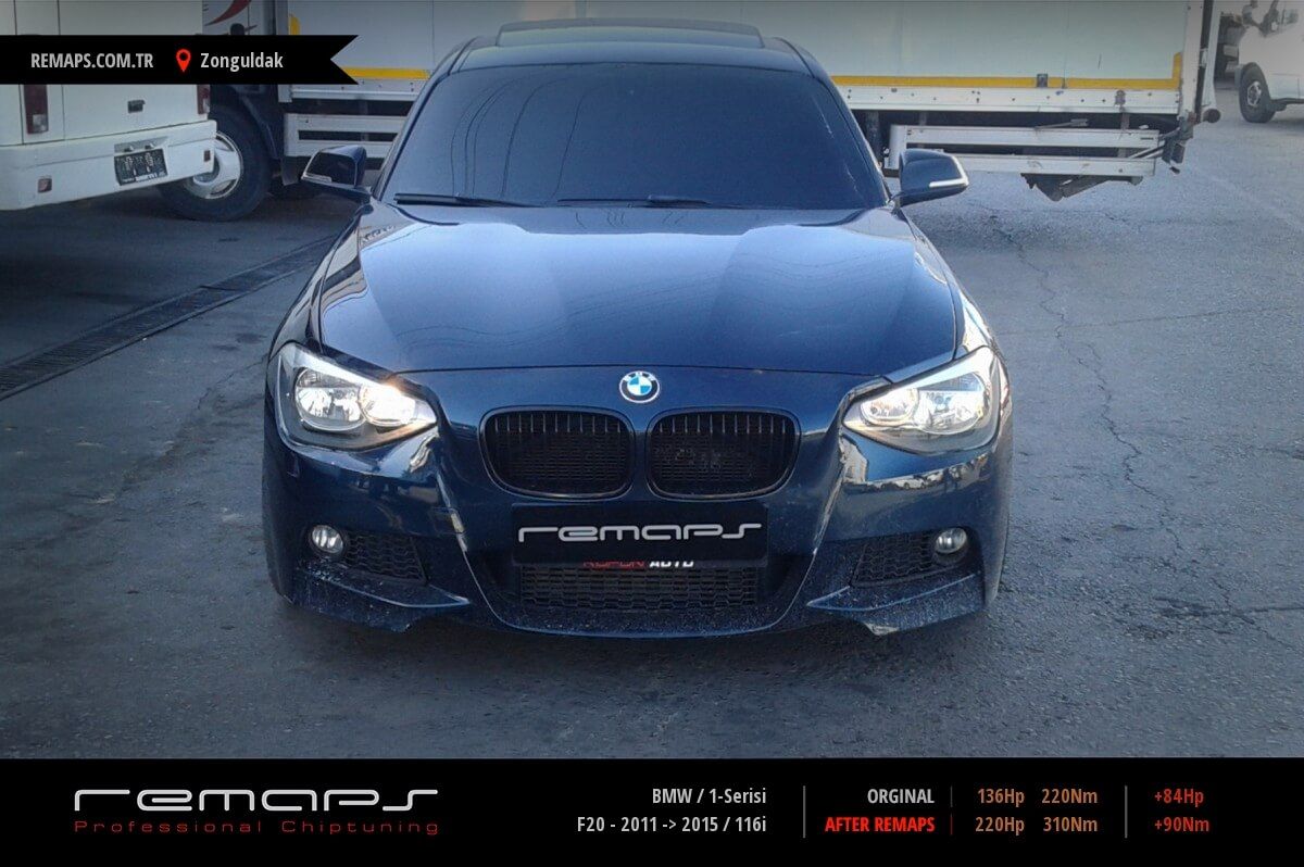 BMW 1-Serisi F20 - 2011 -> 2015 116i Chip Tuning, Performans, Yakıt ...