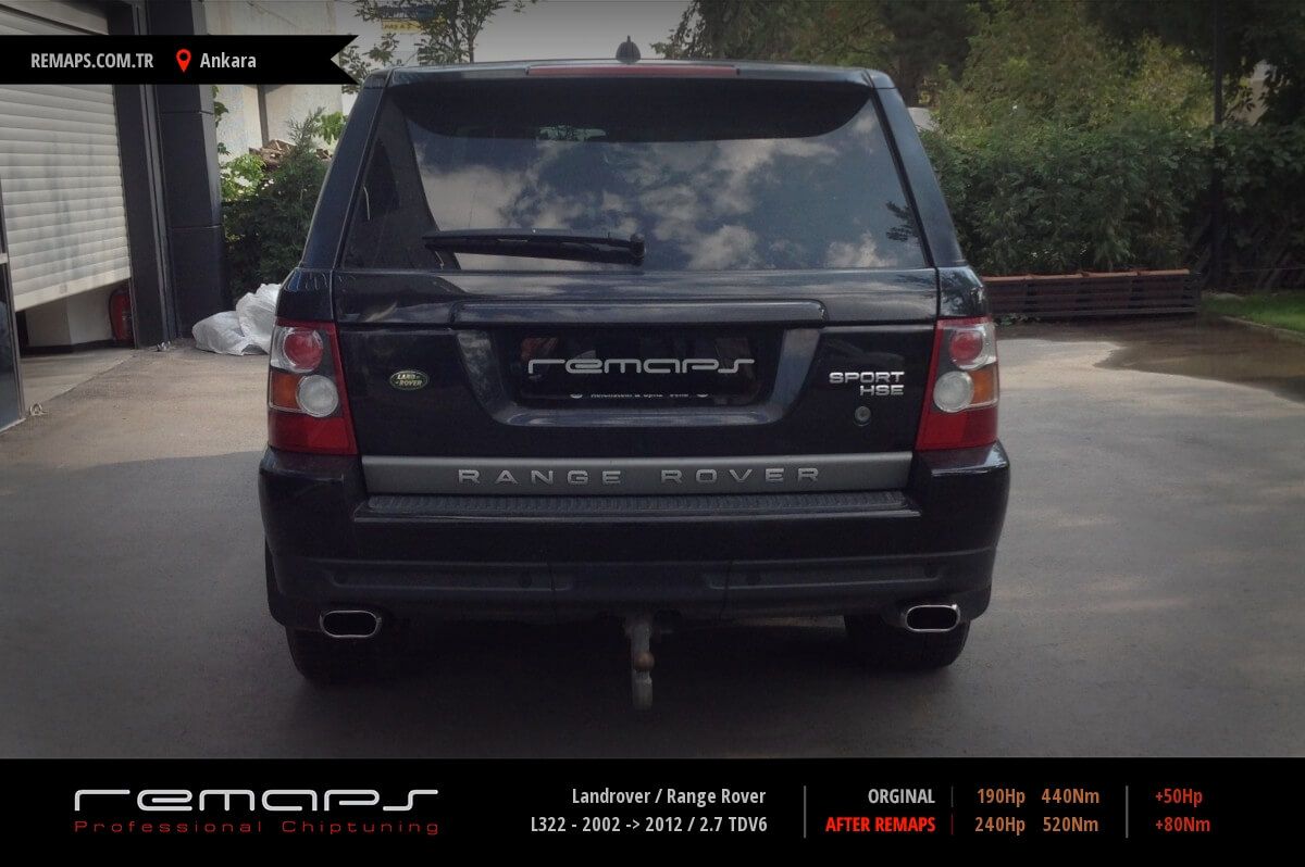 Landrover Range Rover L322 - 2002 -> 2012 2.7 TDV6 Chip Tuning ...