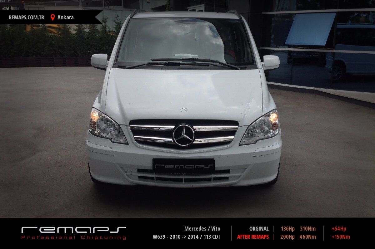 Mercedes Vito W639 - 2010 -> 2014 113 CDI Chip Tuning, Performans ...
