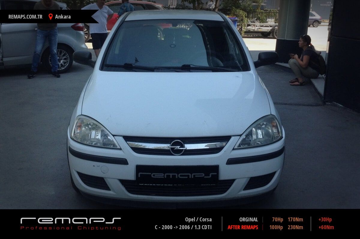 Opel Corsa C - 2000 -> 2006 1.3 CDTI Chip Tuning, Performans, Yakıt ...