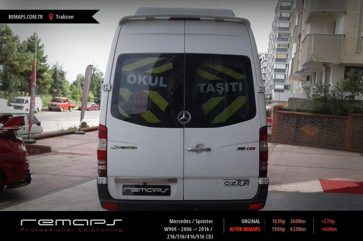 Mercedes Sprinter W906 - 2006 -> 2016 216/316/416/516 CDI Chip Tuning ...