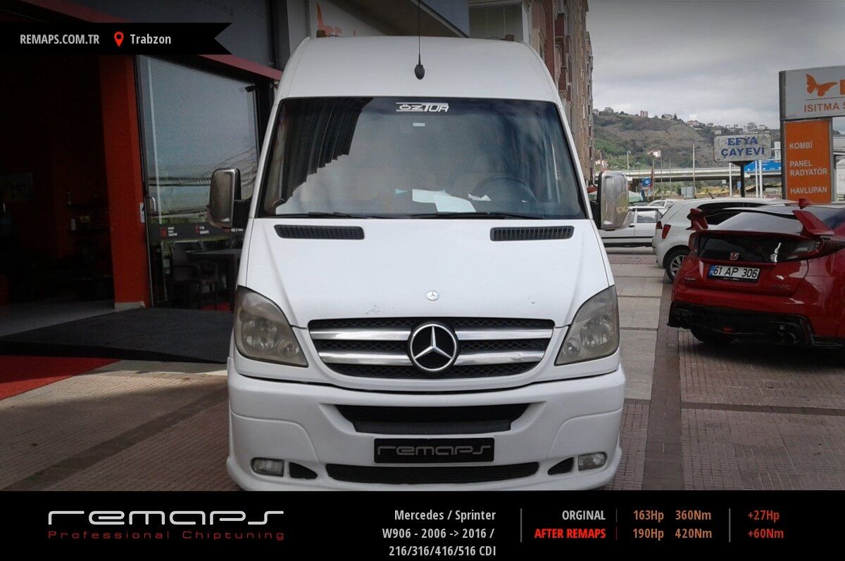 Mercedes Sprinter W906 - 2006 -> 2016 216/316/416/516 CDI Chip Tuning ...