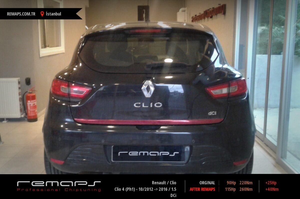 Renault Clio Clio 4 (Ph1) - 10/2012 -> 2016 1.5 DCi Chip Tuning ...
