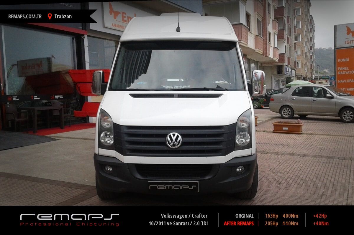 Volkswagen Crafter 10/2011 ve Sonrası 2.0 TDi Chip Tuning, Performans ...