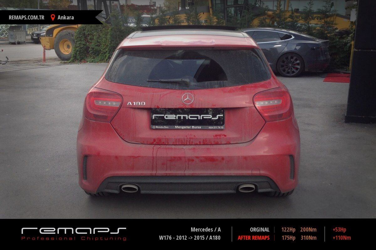 Mercedes A W176 - 2012 -> 2015 A180 Chip Tuning, Performans, Yakıt ...