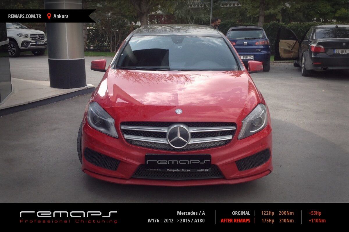 Mercedes A W176 - 2012 -> 2015 A180 Chip Tuning, Performans, Yakıt ...