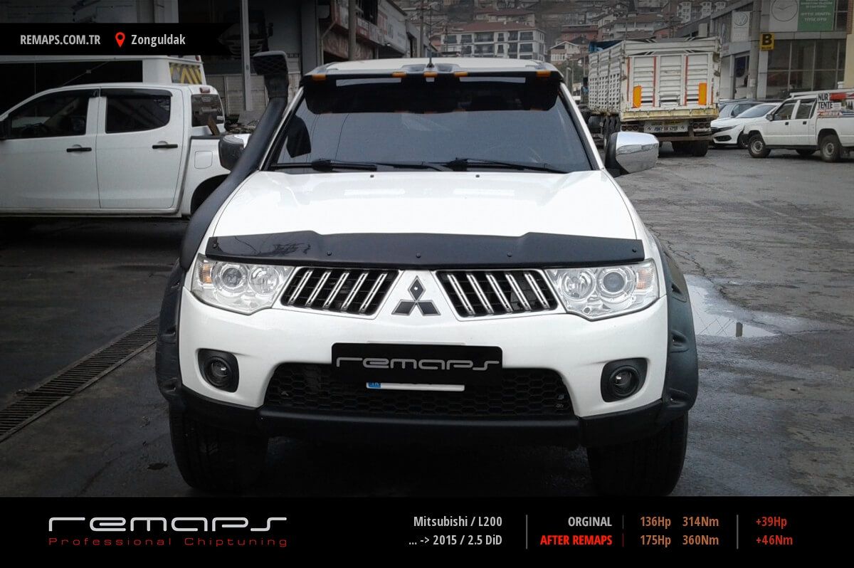 Mitsubishi L200 ... -> 2015 2.5 DiD Chip Tuning, Performans, Yakıt ...