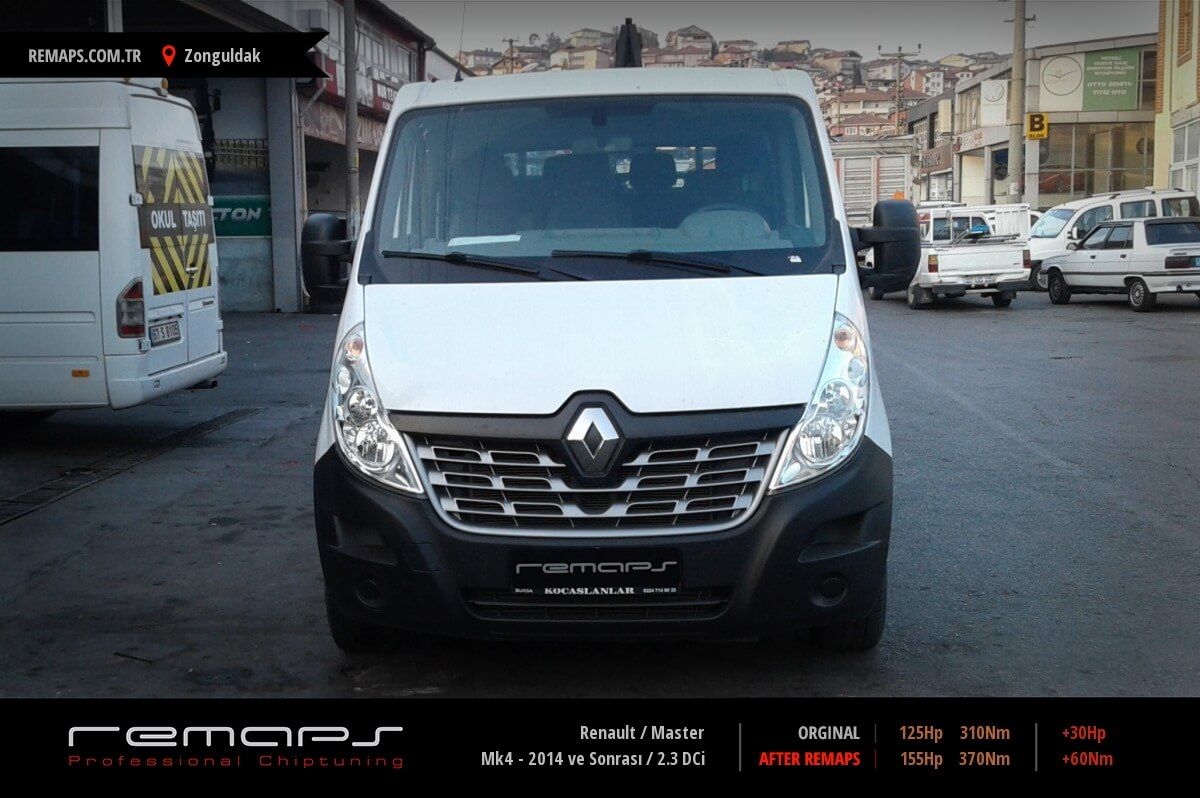 Renault Master Mk4 - 2014 ve Sonrası 2.3 DCi Chip Tuning, Performans ...