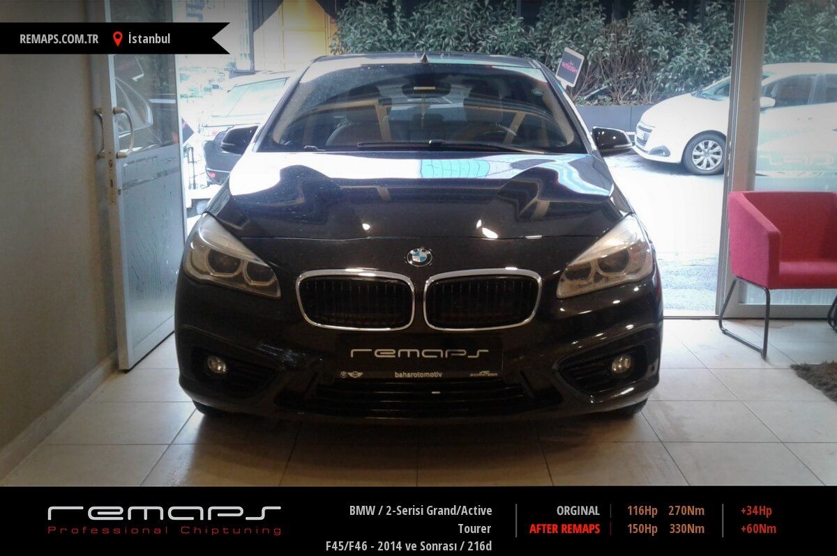 BMW 2-Serisi Grand/Active Tourer F45/F46 - 2014 ve Sonrası 216d Chip ...