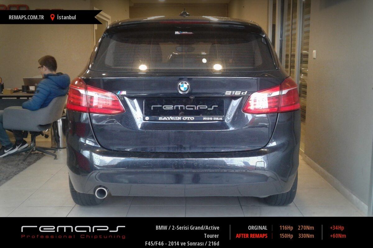 BMW 2-Serisi Grand/Active Tourer F45/F46 - 2014 ve Sonrası 216d Chip ...