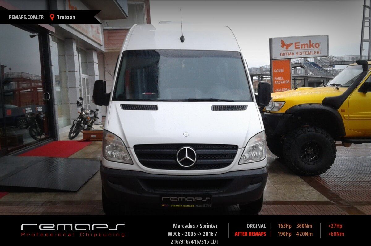 Mercedes Sprinter W906 - 2006 -> 2016 216/316/416/516 CDI Chip Tuning ...