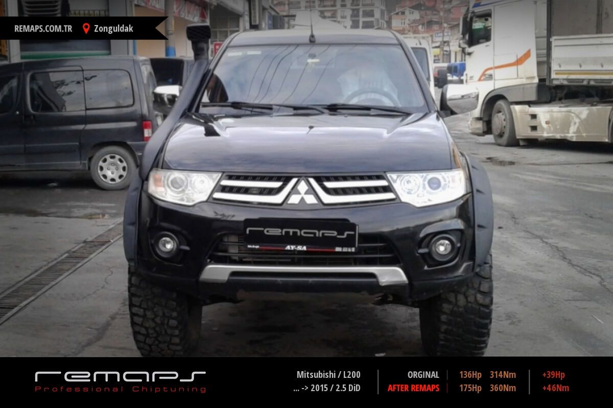 Mitsubishi L200 ... -> 2015 2.5 DiD Chip Tuning, Performans, Yakıt ...