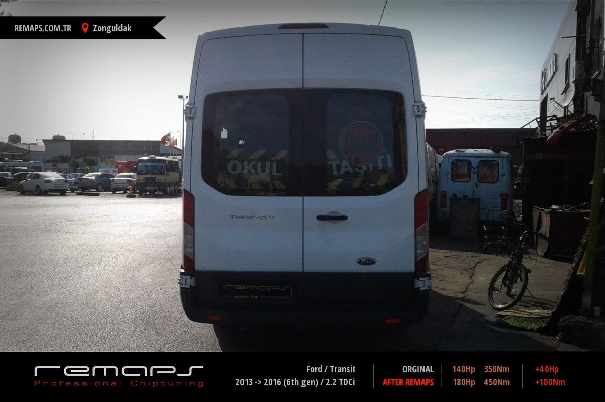 Ford Transit 2013 -> 2016 (6th gen) 2.2 TDCi Chip Tuning, Performans ...