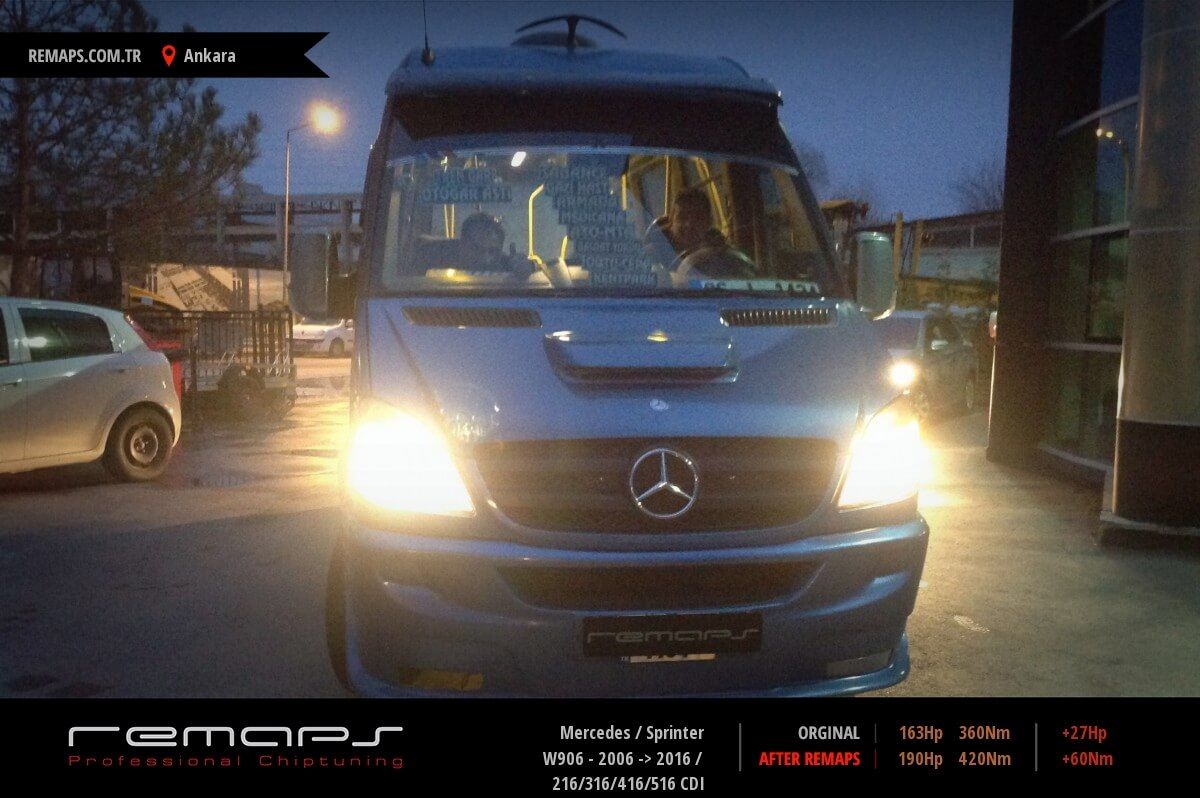 Mercedes Sprinter W906 - 2006 -> 2016 216/316/416/516 CDI Chip Tuning ...