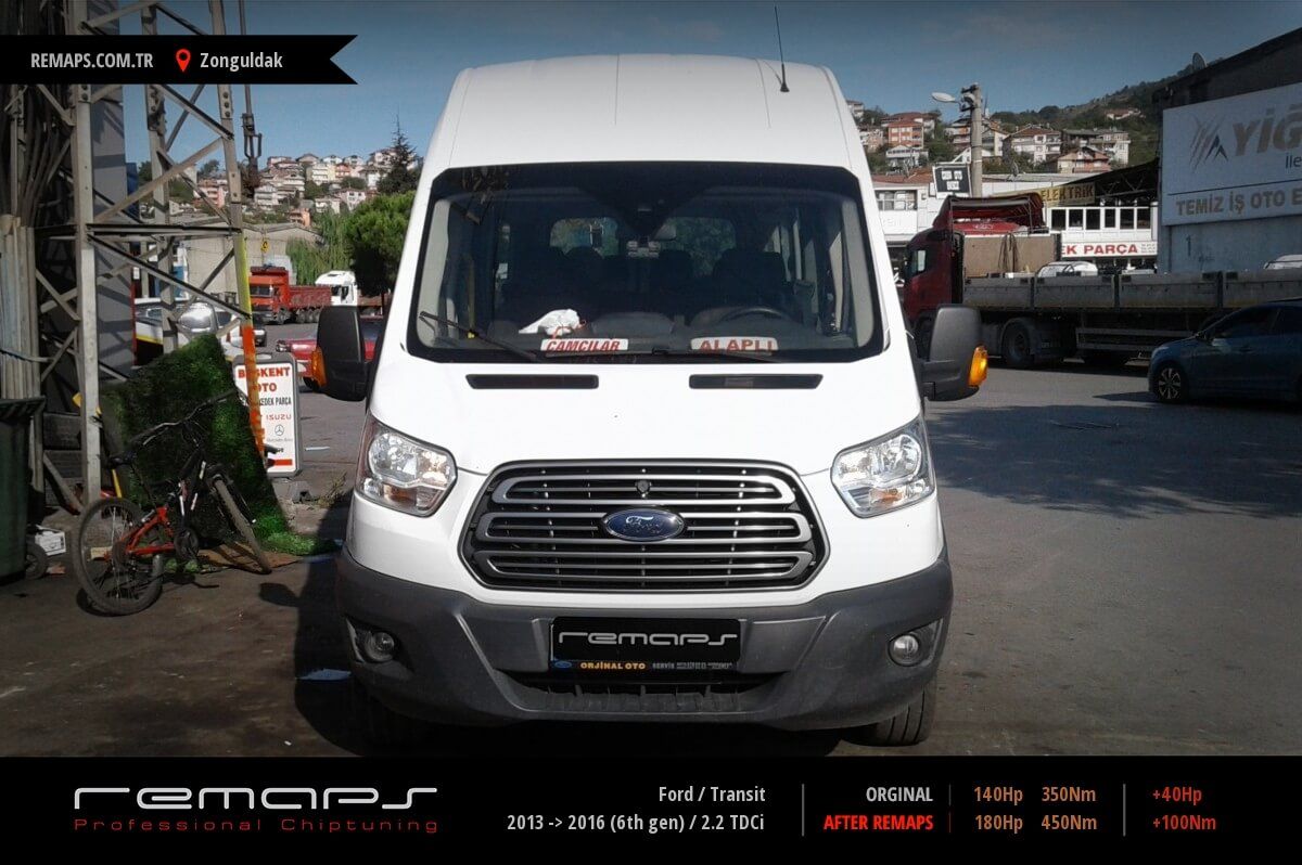 Ford Transit 2013 -> 2016 (6th gen) 2.2 TDCi Chip Tuning, Performans ...